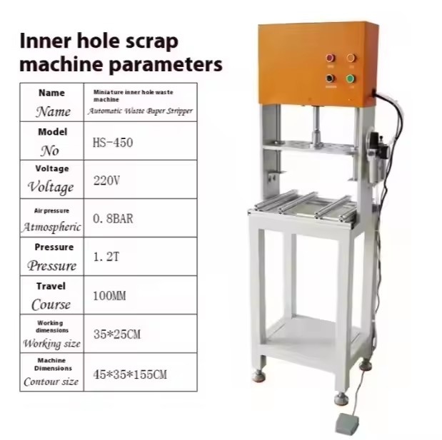 inner hole stripper for paperboard paper box inner hole